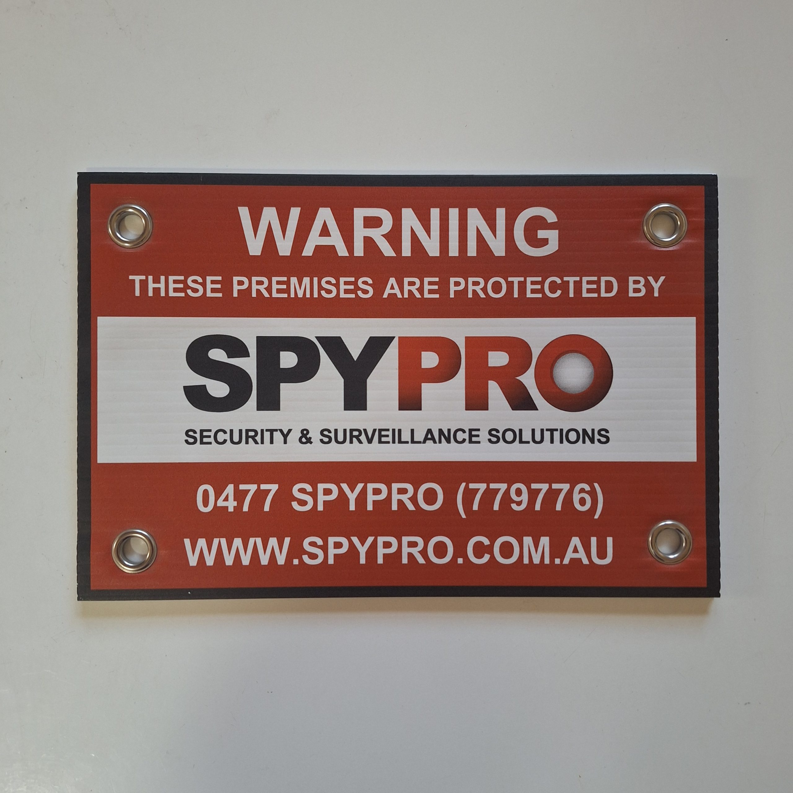 CCTV Security Warning Sign – FRANK